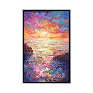 iCanvas "Ocean Sunset II" by Leon Devenice Framed - Bed Bath & Beyond - 37691736